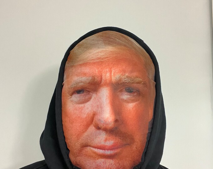 Donald Trump Full Face 2nd Skin Black Mask Mesh Breathable - Etsy