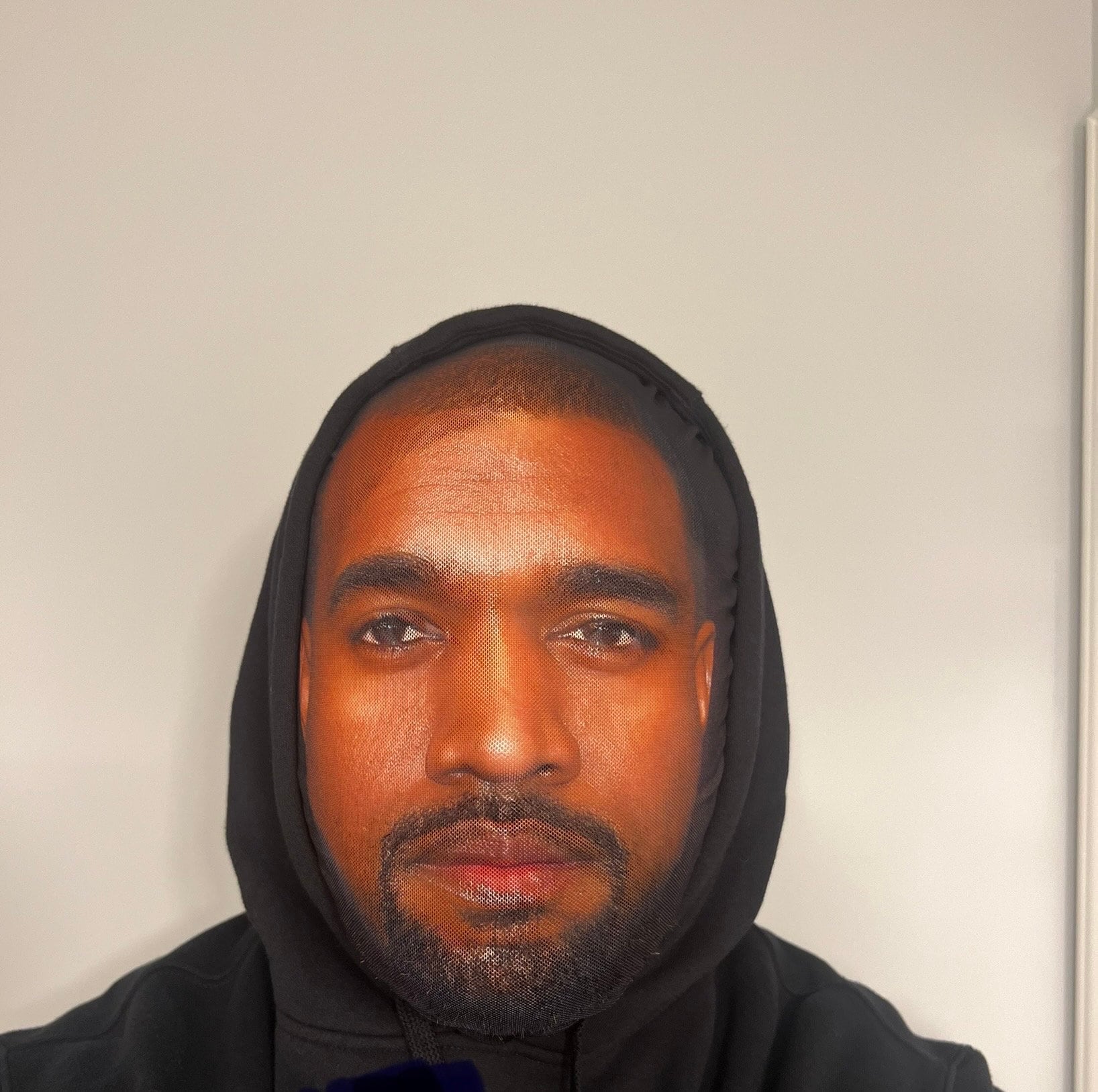 Kanye West Inspired Black Mesh Mask - Breathable Full Face Cover - Etsy