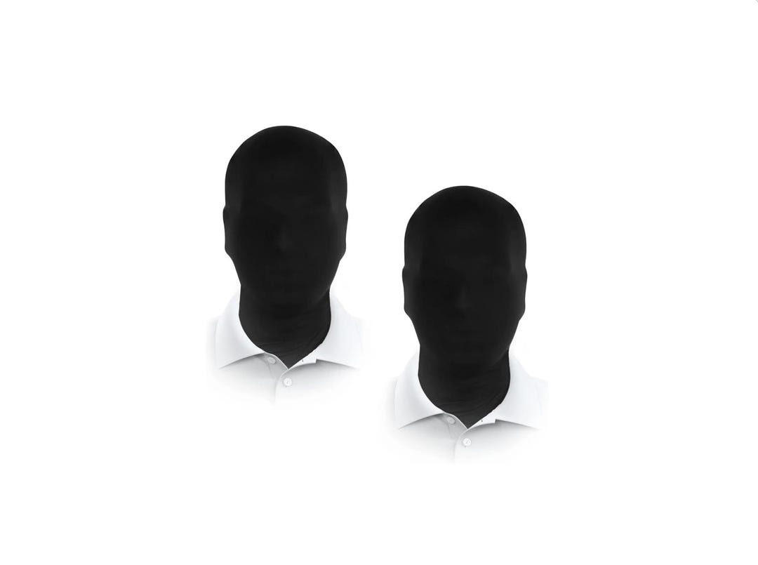 2 Pieces Donda Kanye Yeezy Ye Inspired Blank Mask Balaclava - Etsy