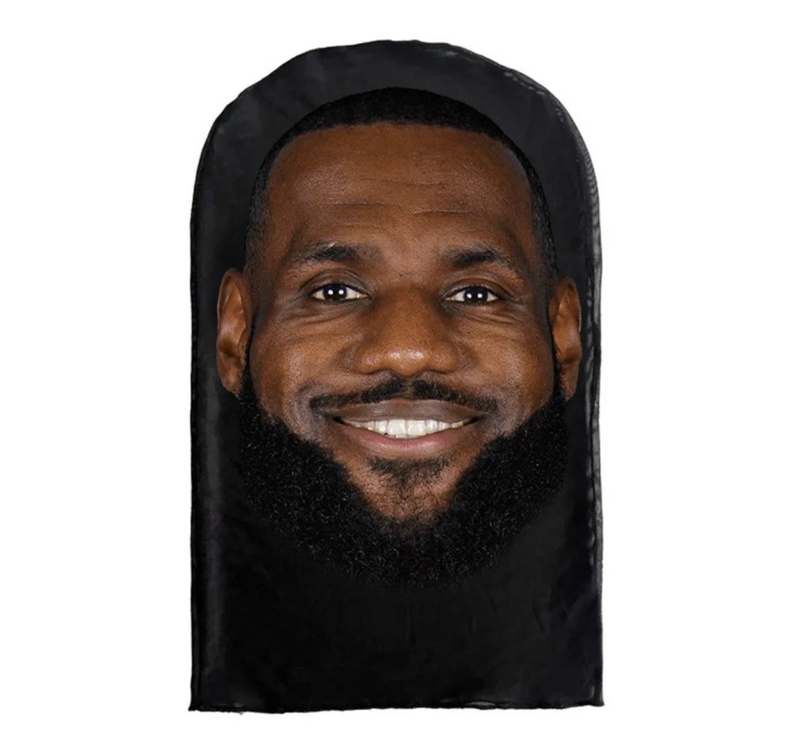 Lebron James Full Face 2nd Skin Black Mask Mesh Breathable - Etsy