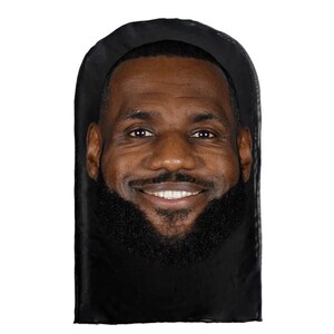 Lebron James Full Face 2nd Skin Black Mask Mesh Breathable - Etsy
