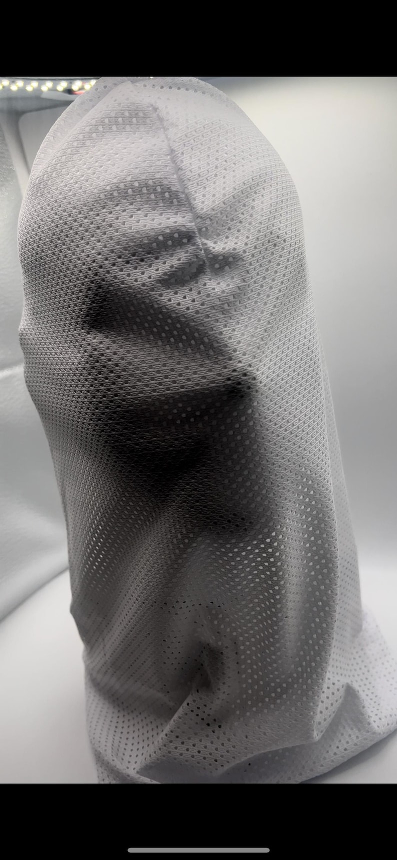 Kanye West Inspired Donda White Mesh Mask - Breathable Full Face Cover ...