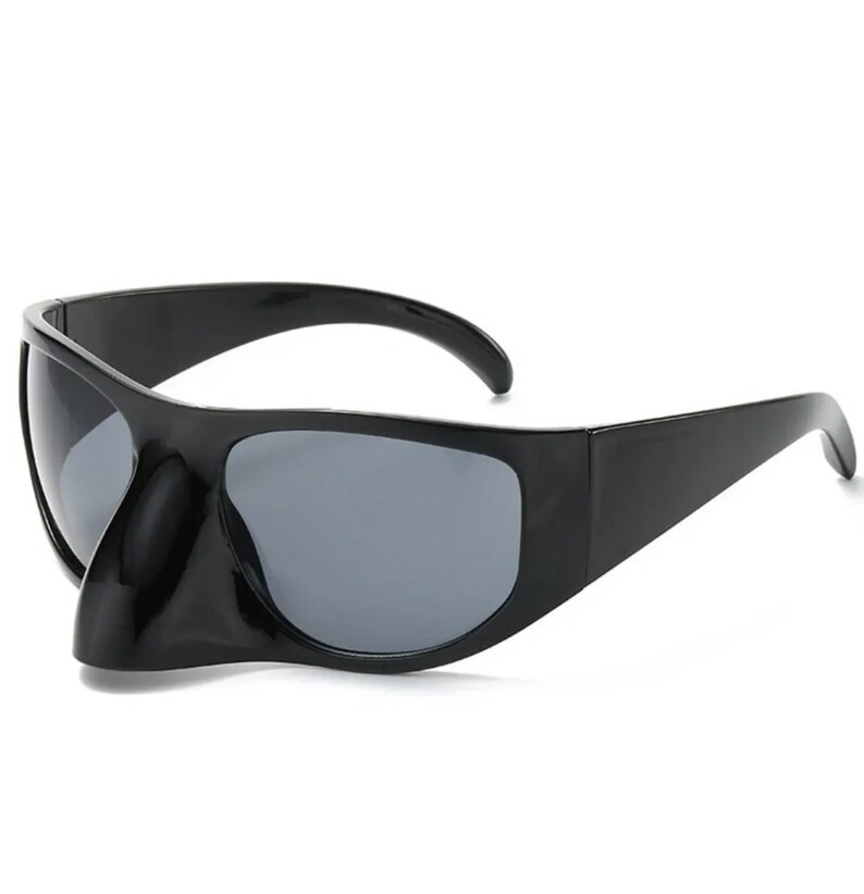 Y2k Sunglasses Mask Nose Wrap Around - Etsy