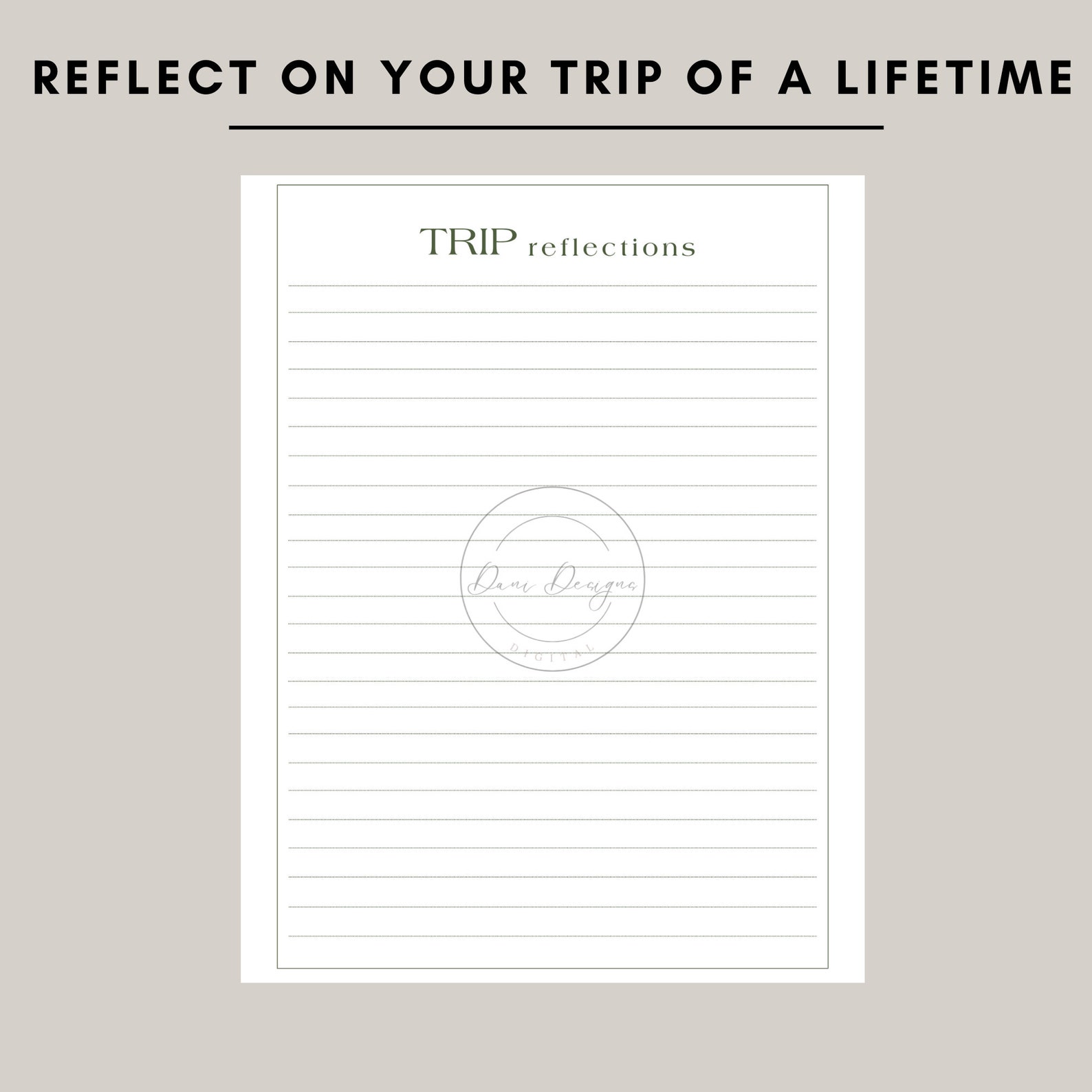 Travel Itinerary Planner Digital Planner Instant Download Etsy