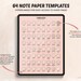 Portrait Digital Student Notebook With Tabs, Note Paper, Digital Paper ...