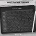 Goodnotes Template, Monthly Habit Tracker, Daily Habit Planner, iPad ...