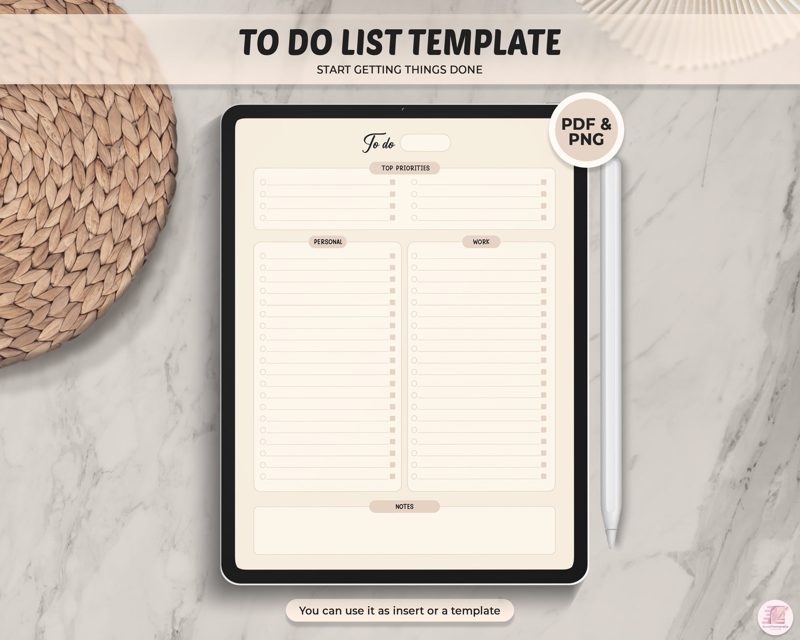 To Do List Goodnotes Template Digital to Do List Digital - Etsy