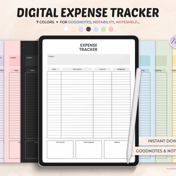 Expense Tracker - Etsy