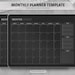 Monthly Planner Goodnotes Template, Dark Mode Monthly Planner Page ...