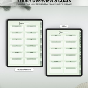 Undated Goodnotes Planner, Monthly Digital Planner, Goodnotes Template ...