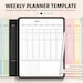 Goodnotes Template, Monthly Habit Tracker, Daily Habit Planner, iPad ...