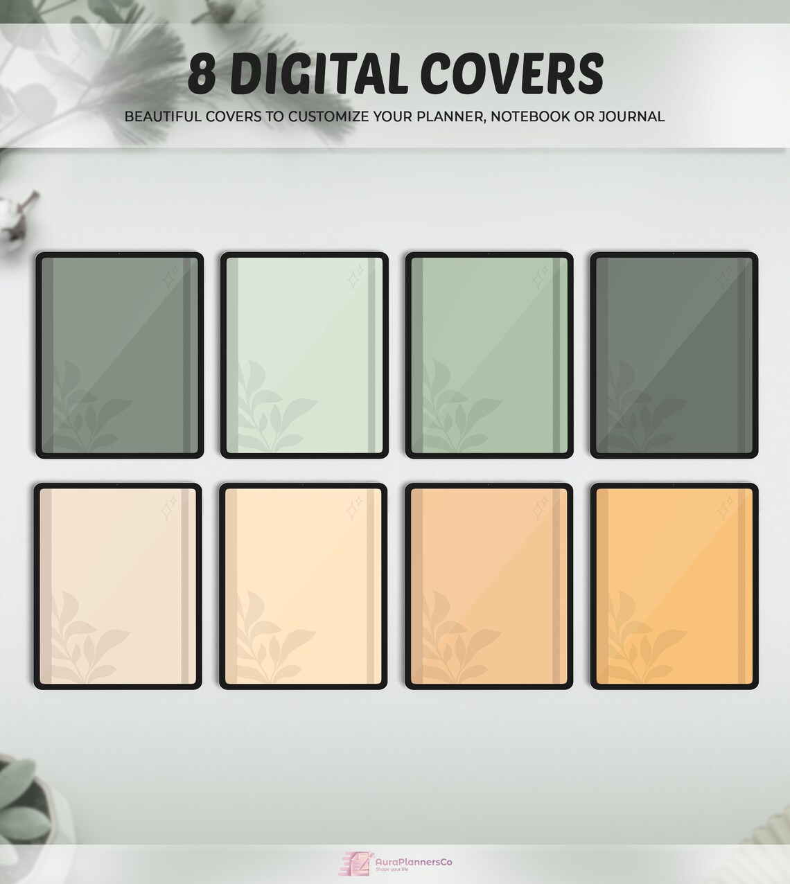 Digital Journal Cover, Goodnotes Cover, iPad Digital Notebook, Digital ...