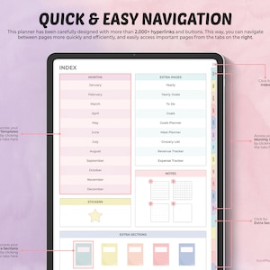Undated Digital Planner: Rainbow Theme, Goodnotes & Notability (digital ...