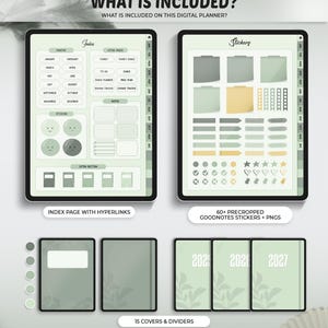 Undated Goodnotes Planner, Monthly Digital Planner, Goodnotes Template ...