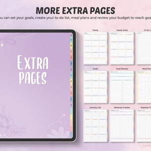 Undated Digital Planner: Rainbow Theme, Goodnotes & Notability (digital ...