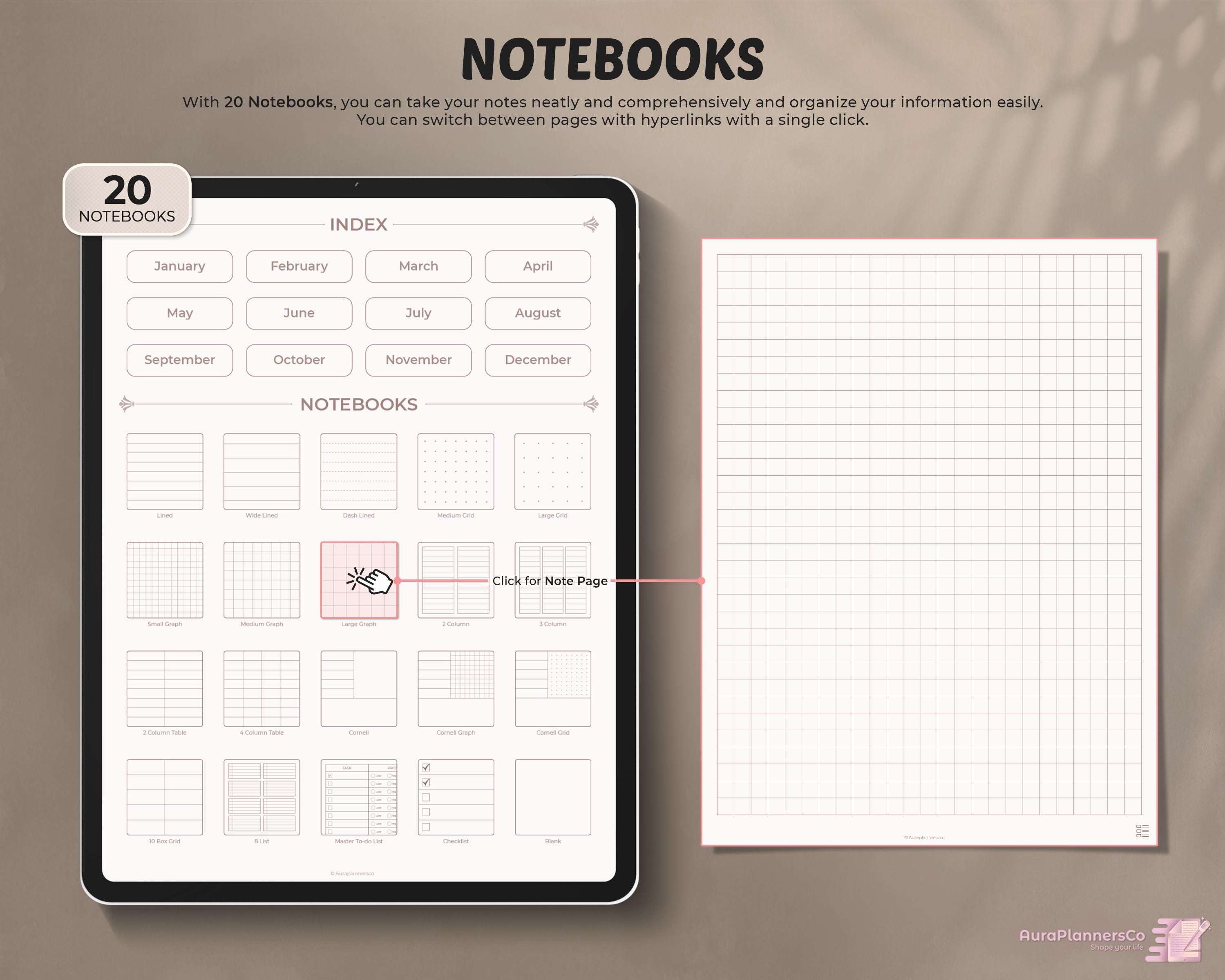 Digital Daily Journal Pages, Goodnotes Planner, Journal Diary, Digital ...