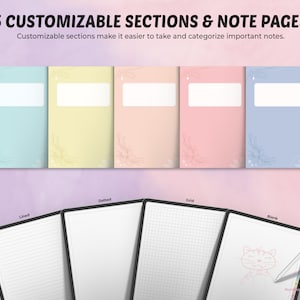 Undated Digital Planner: Rainbow Theme, Goodnotes & Notability (digital ...