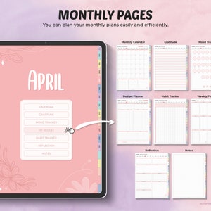 Undated Digital Planner: Rainbow Theme, Goodnotes & Notability (digital ...