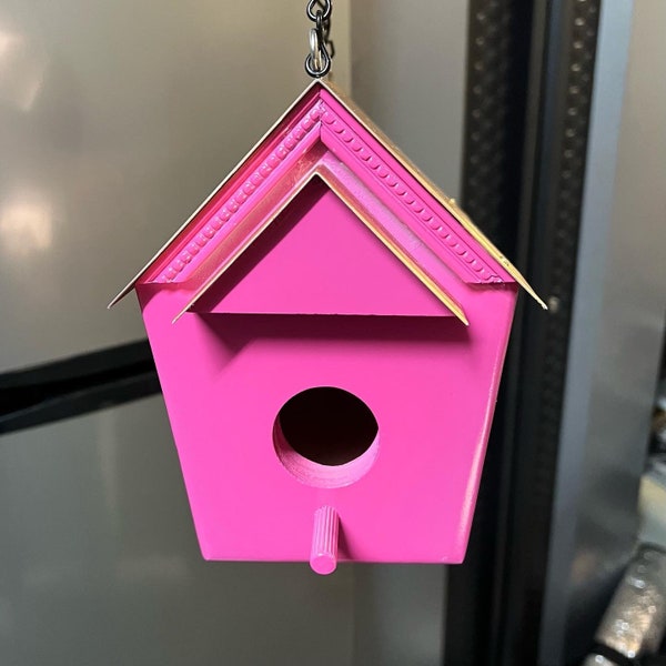 Pink Birdhouse - Etsy