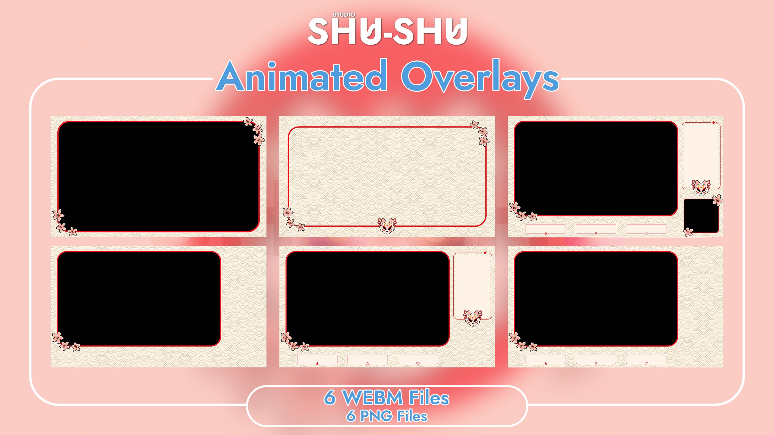 Kitsune Animated Stream Package - Etsy
