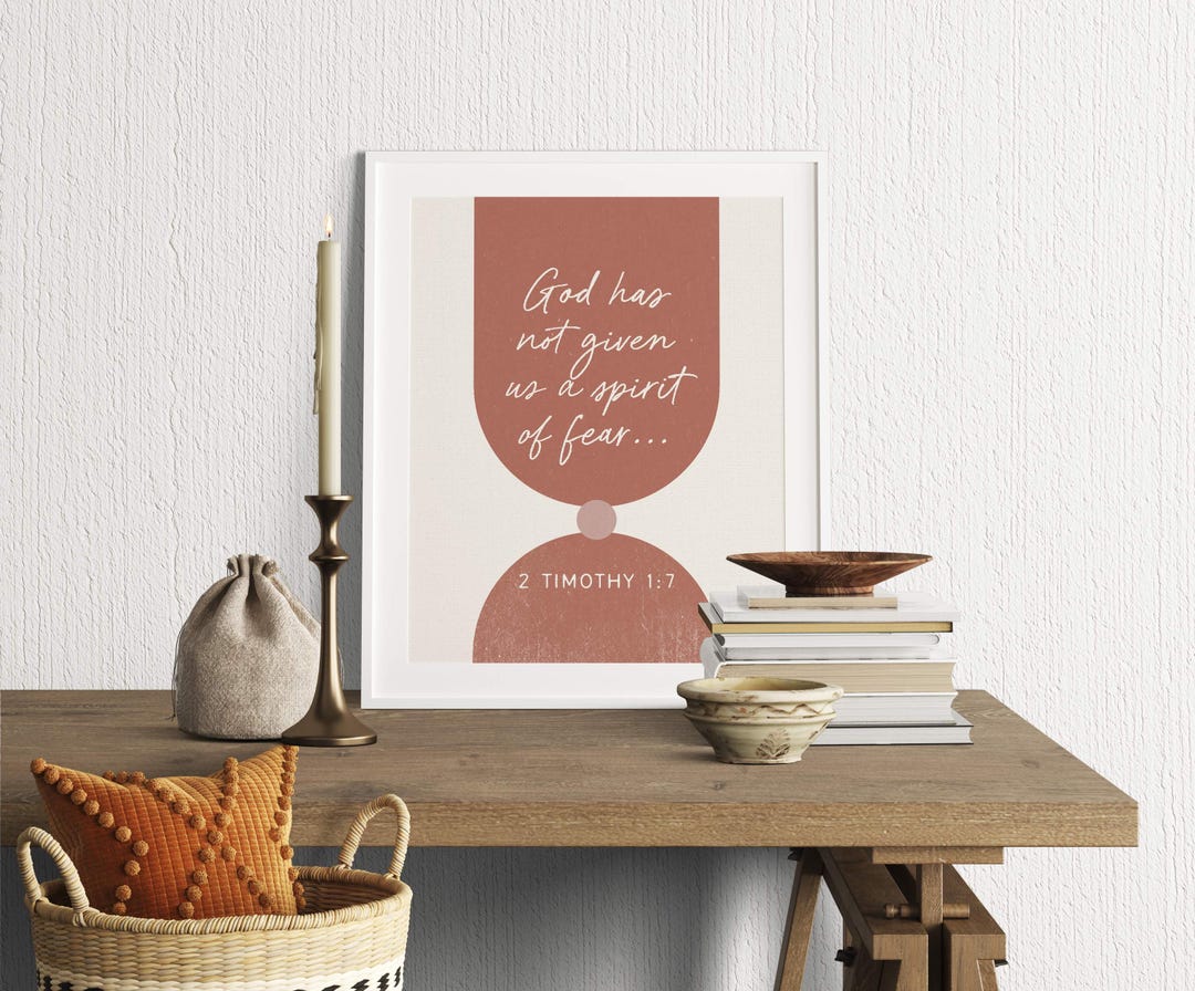 2 Timothy | Wall Art | Bible Verse | Digital Download | Christian Decor ...