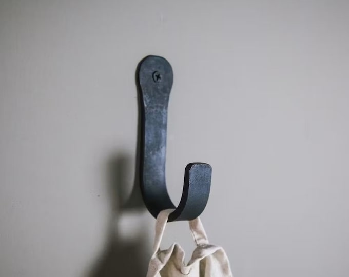 3 Cast Iron Coat Hooks - Heavy Duty Solid Hooks - Robust - Etsy