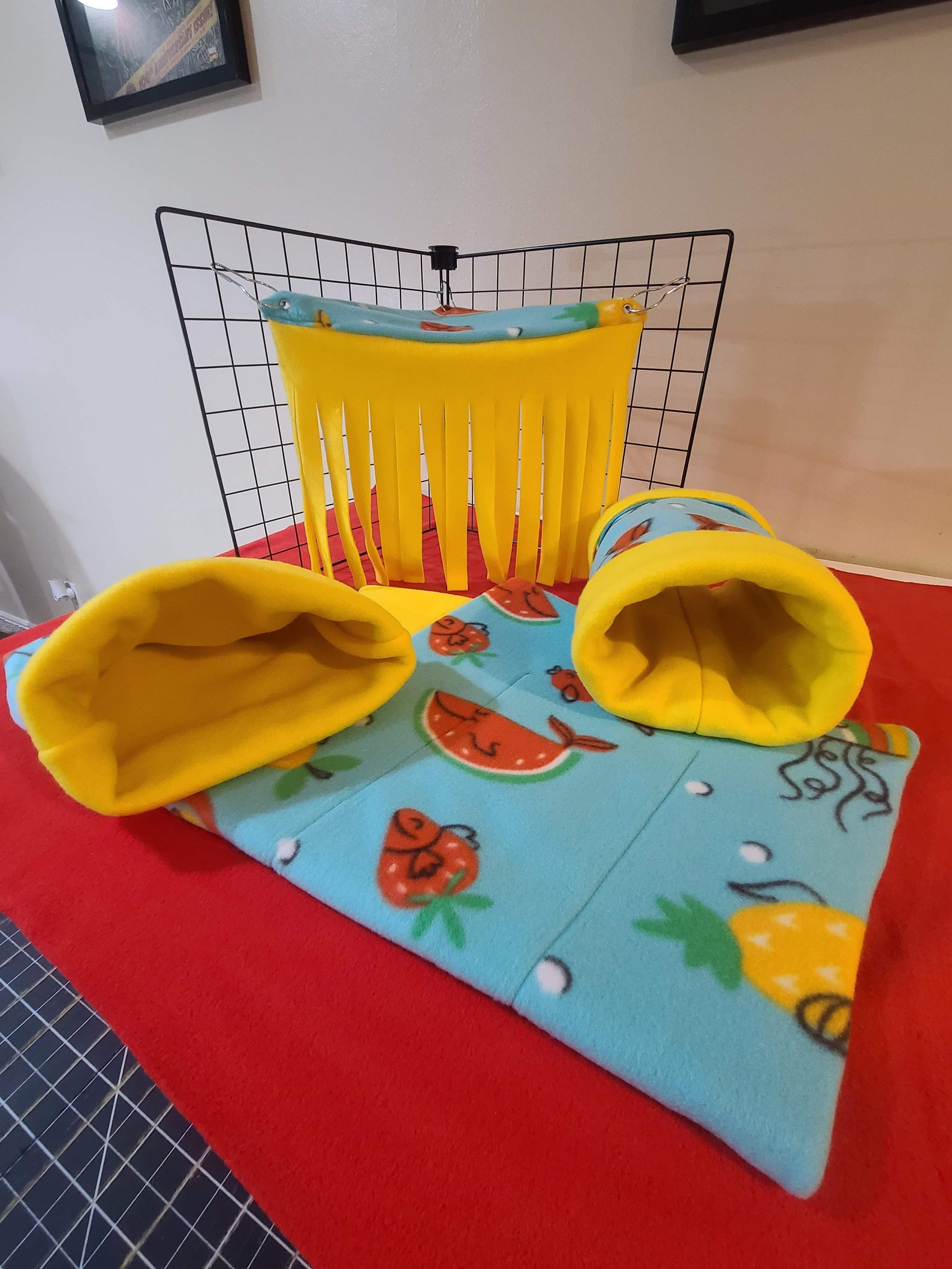 Guinea Pig Custom Fleece Cage Liner Set - Etsy