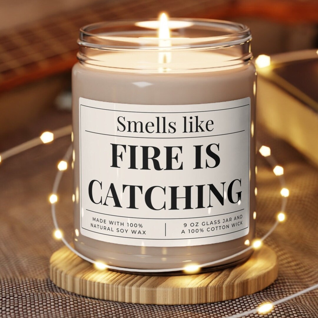 Smells Like Fire is Catching Hunger Scented Soy Candle, Movie Games ...