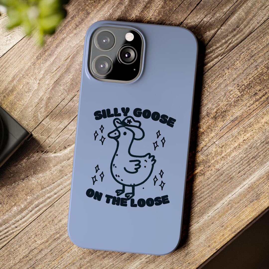 Goose Phone Case Meme iPhone Pro Plus Case, Duck Phone Case, Silly ...