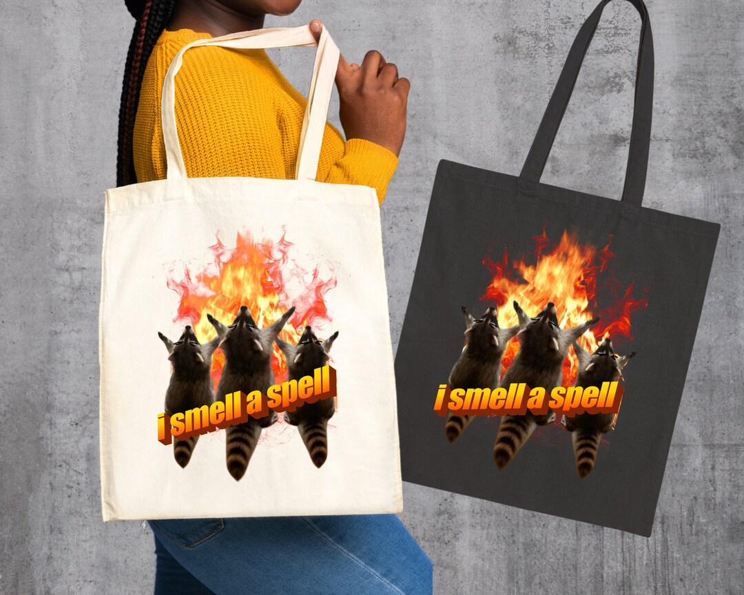 Funny Racoon Tote Bag, Meme Racoon Meme Bag, Meme Gift, Sarcastic Tate ...