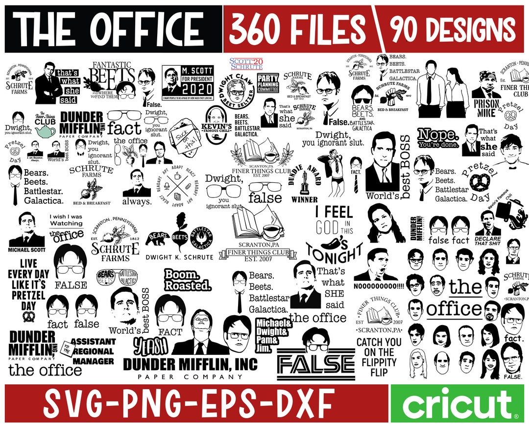 LA OFICINA SVG El paquete Office Svg michael scott svg - Etsy México