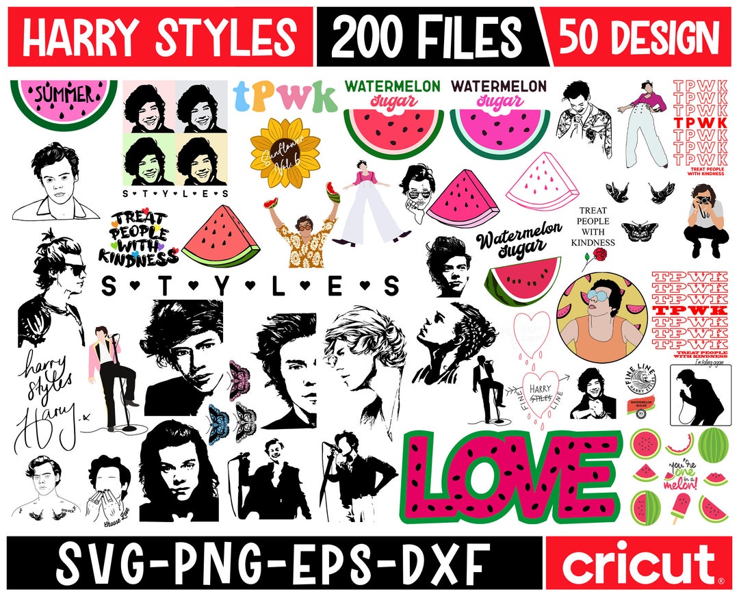 Harry Styles Svg Bundle Design Svg Bundle Layered Vector - Etsy Singapore