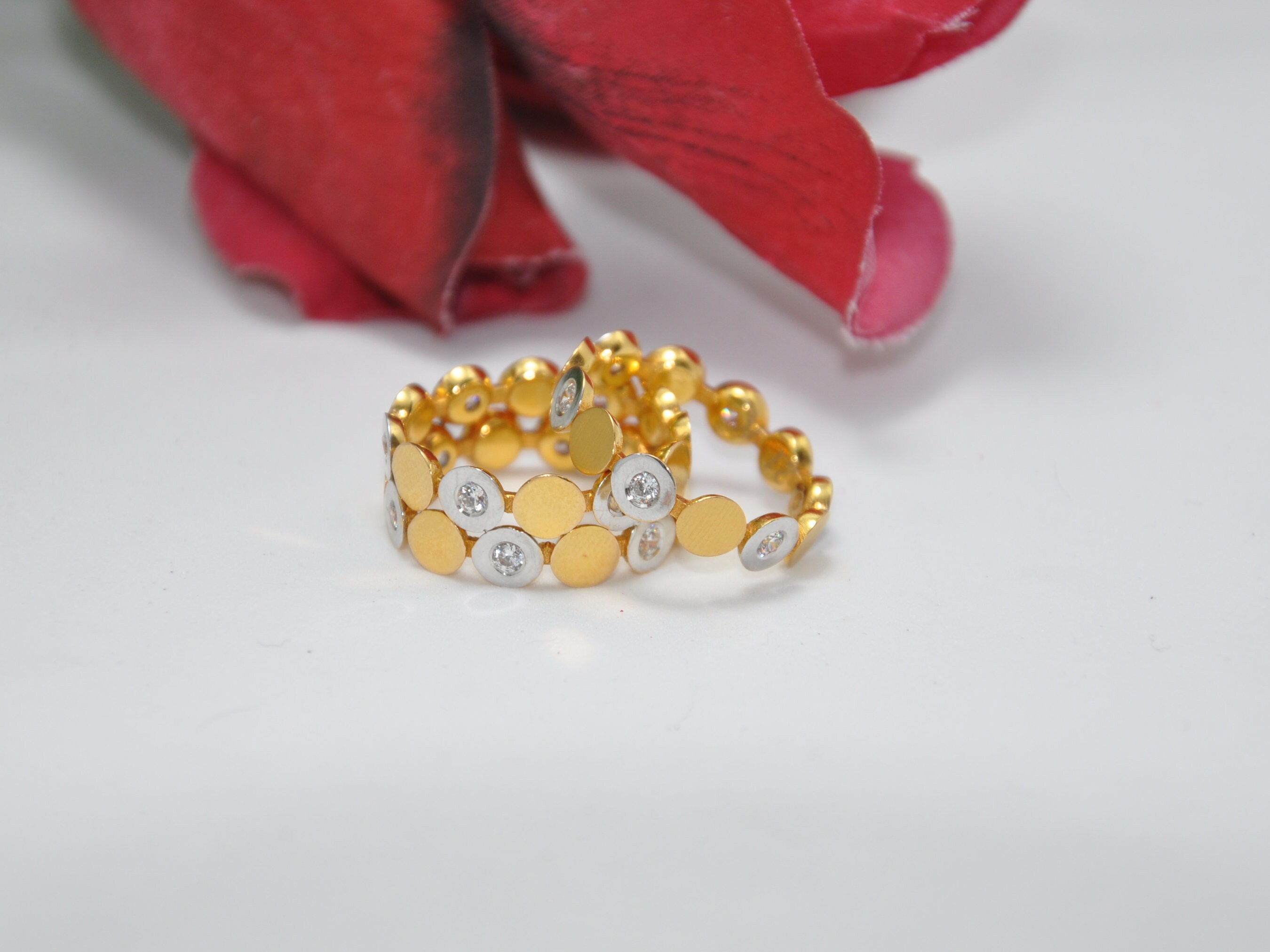 Solid Gold Filled Chunky Ring, Custom Promise Ring Unique Wedding Gift ...