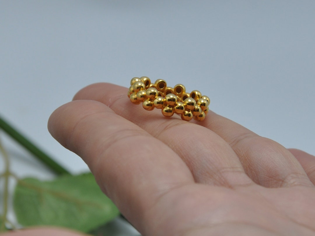 Solid Gold Filled Chunky, 22K Gold, Thick Domed, Gold Ring for Women - Etsy