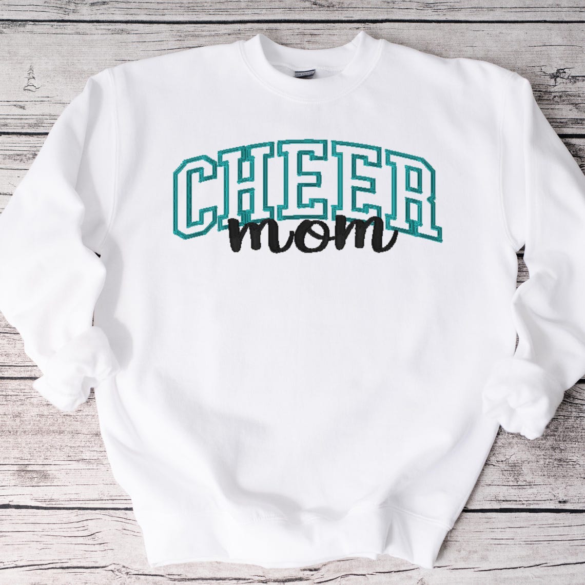 Cheer Mom Embroidery/applique PES Split Design (5x12) Digital Download ...