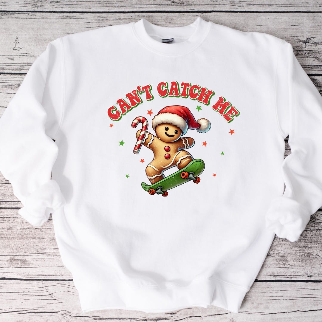 Can’t Catch Me Gingerbread Man PNG Digital Download - Etsy