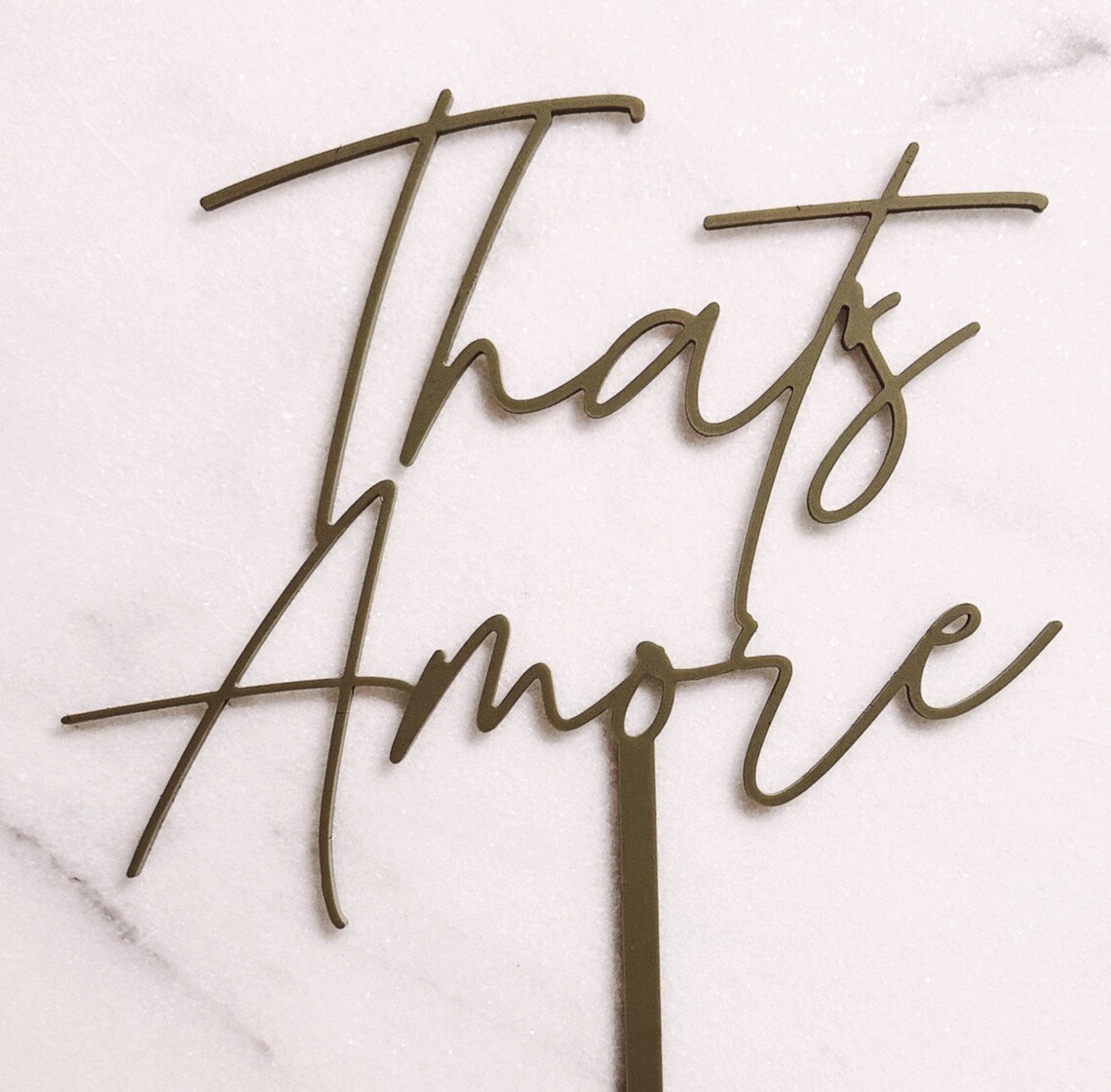 That's Amore Custom Wedding Cake Topper, - Etsy