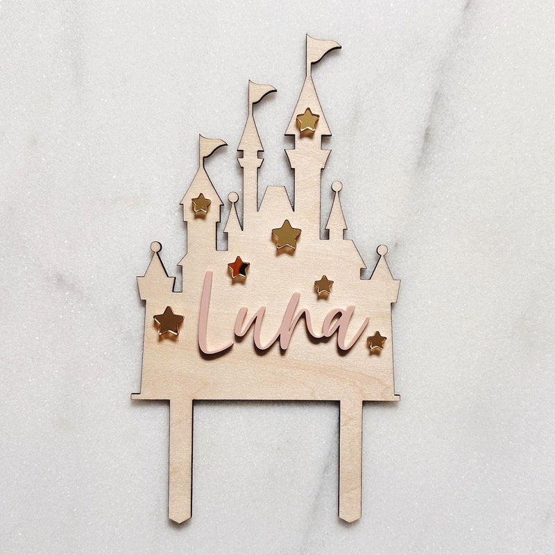 Castle Cake Topper - Etsy