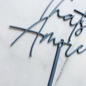 That's Amore Custom Wedding Cake Topper, - Etsy