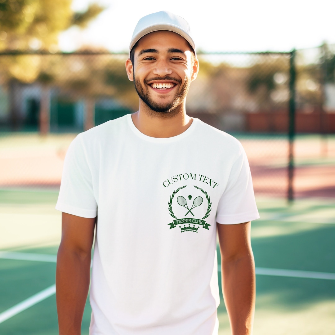 Custom Tennis Club Shirt Personalized Tennis Team Tee - Etsy