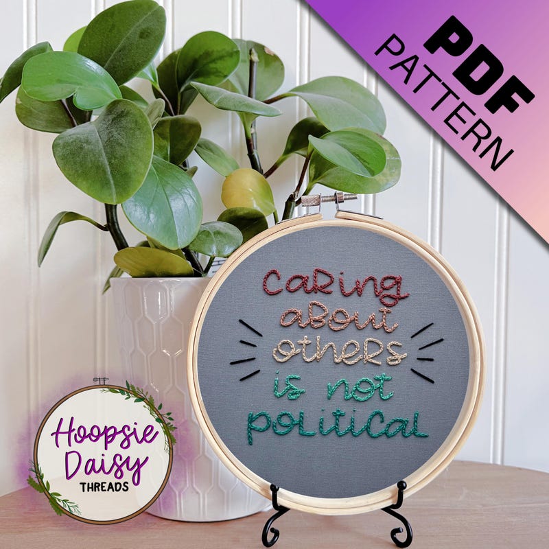 Political Embroidery - Etsy