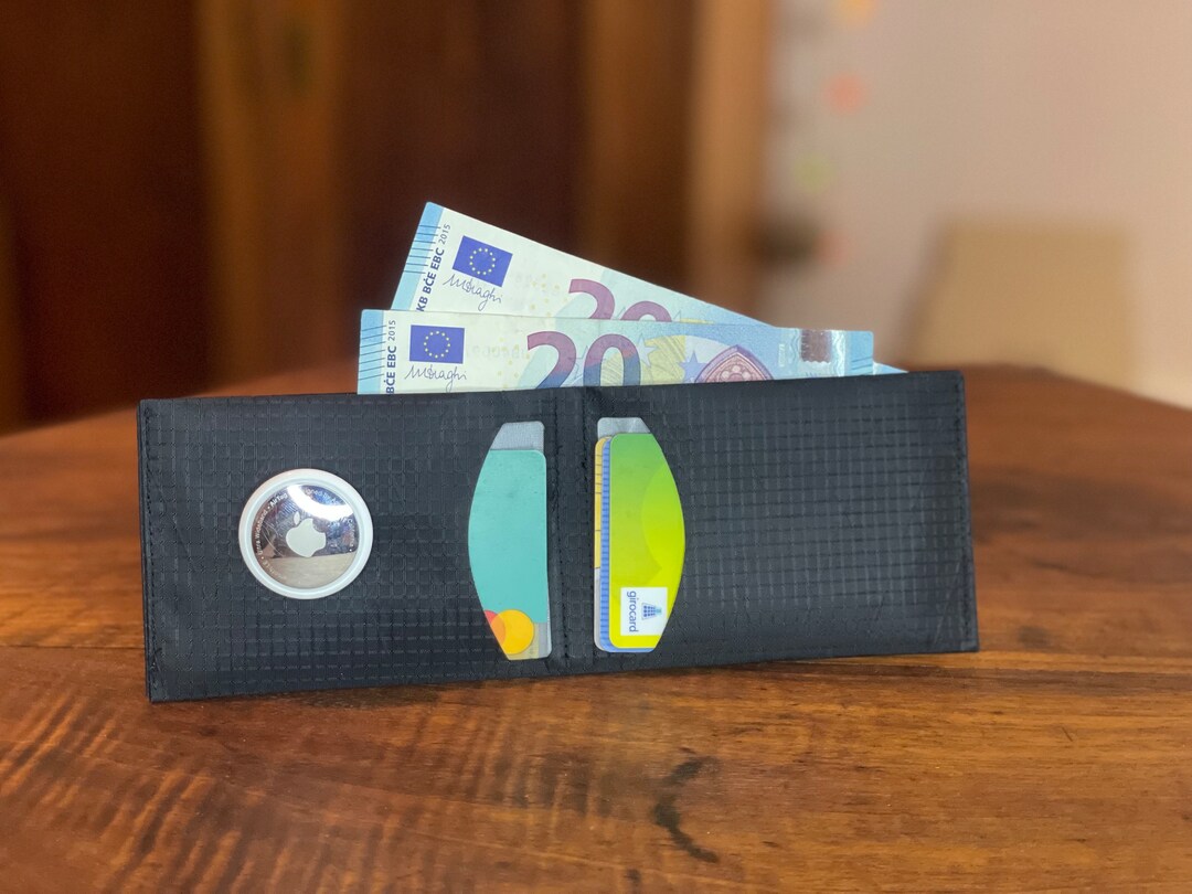 Ultra-thin Wallet Made of X-pac, Like Dyneema, Air Tag Compartment ...