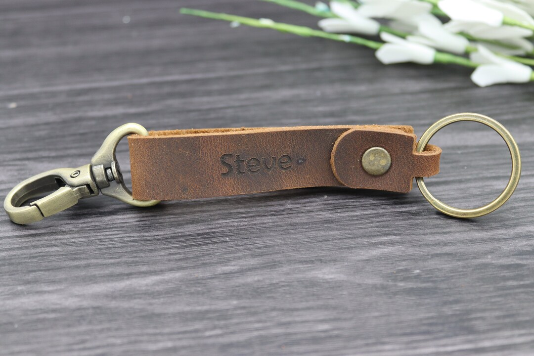 Customed Leather Keychain ,monogram Car Key Chain,keychain Set for Men ...