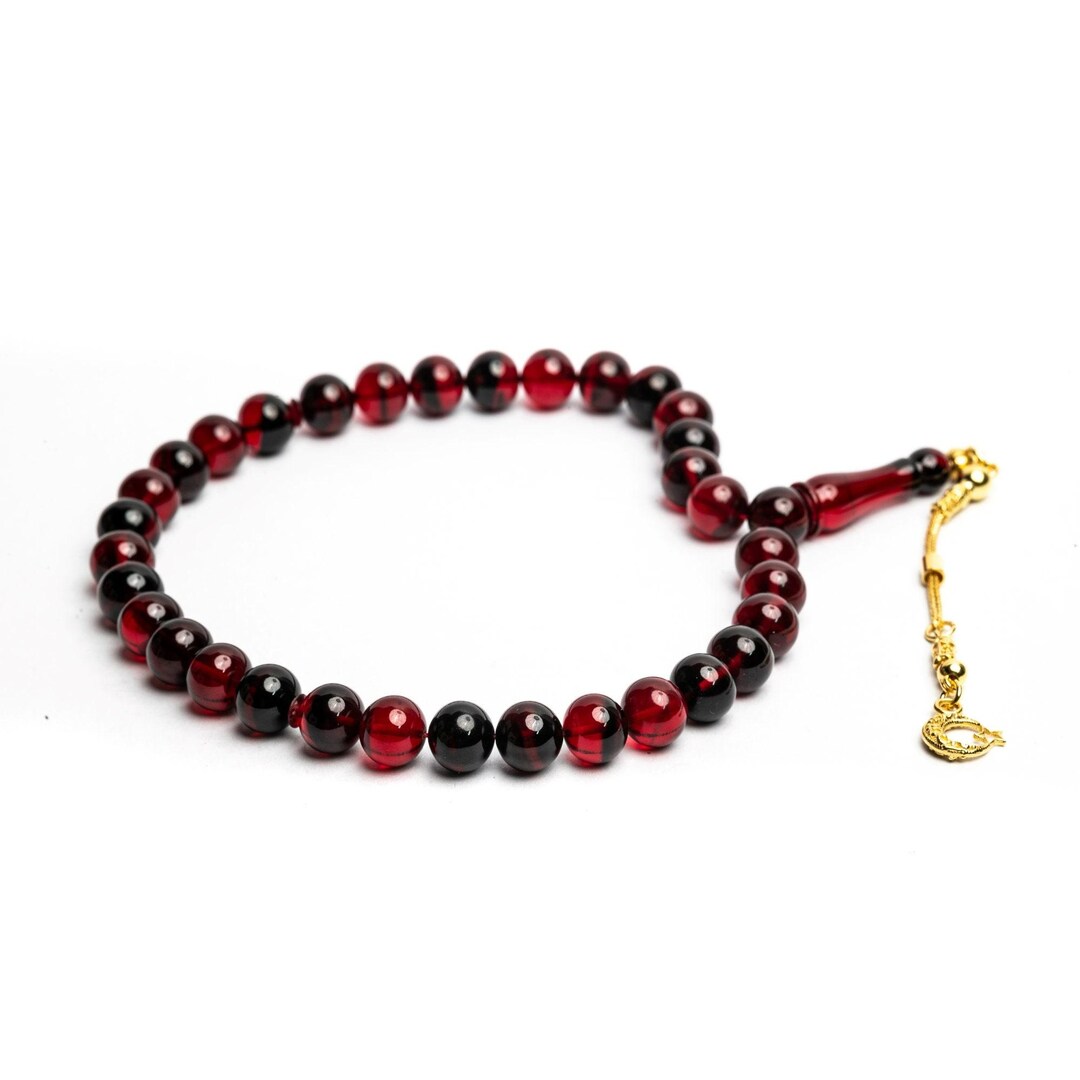Luxury Kehribar Tesbih - Personalized Ates Kehribar - Handmade Turkish ...