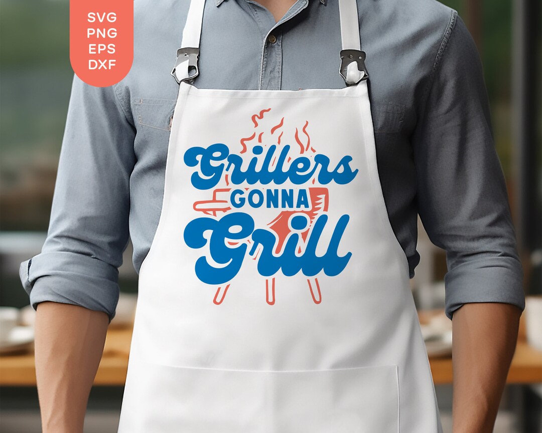 Grill Apron SVG PNG EPS, Bbq Apron Svg, Grilling Png, Cook Out Eps ...