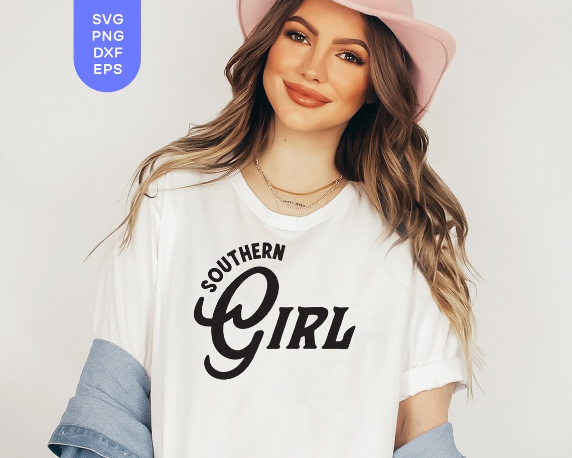 Southern Tshirt SVG PNG DXF, Cowgirl Svg, Southern Belle, Western ...