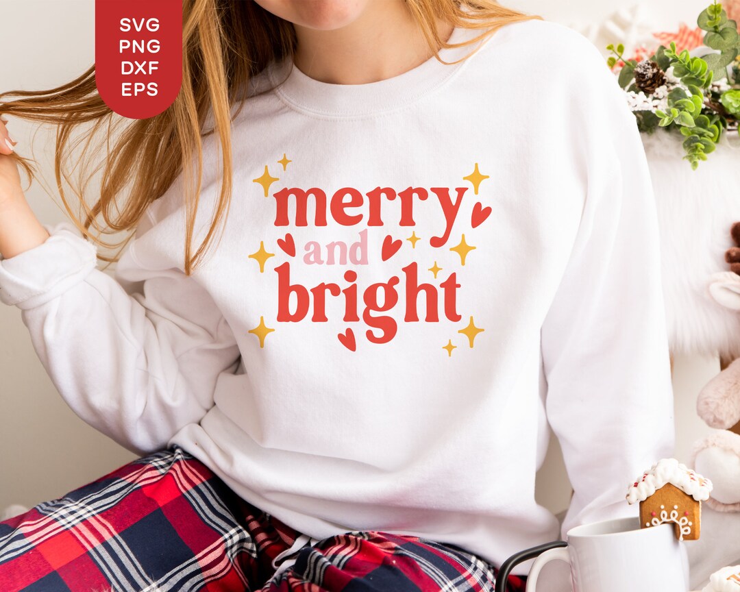 Boho Noël pull SVG PNG DXF, Noël svg, Pull de Noël, Noël mignon, Cricut ...