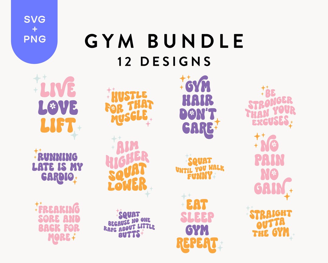 Fitness SVG PNG PDF, Workout Svg, Workout Shirt, Gym Shirt, Cricut ...
