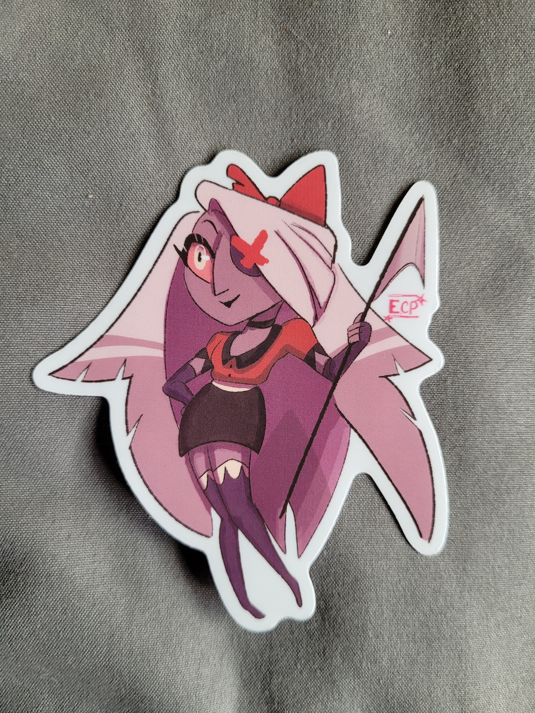 Vaggie Clear Glossy Chibi Sticker 3in - Etsy