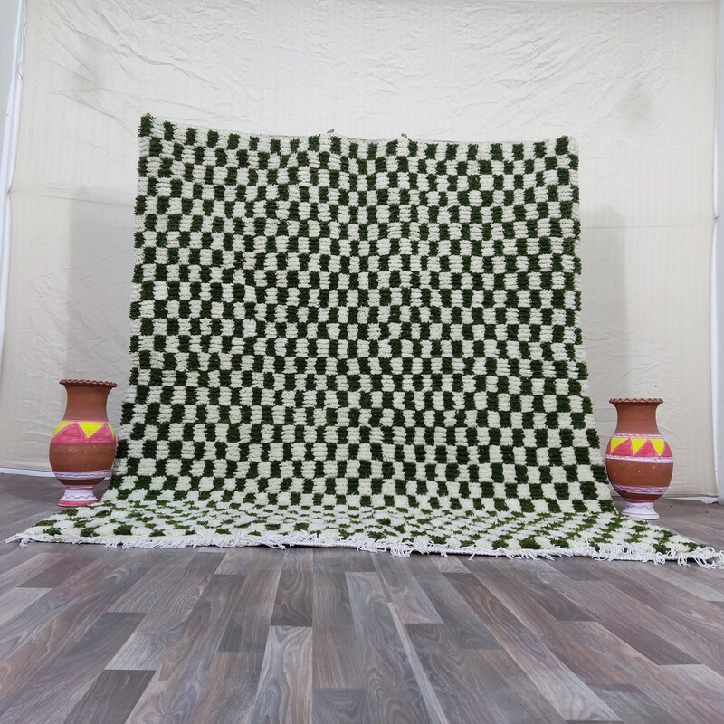 Moroccan Checkered Rug - Etsy